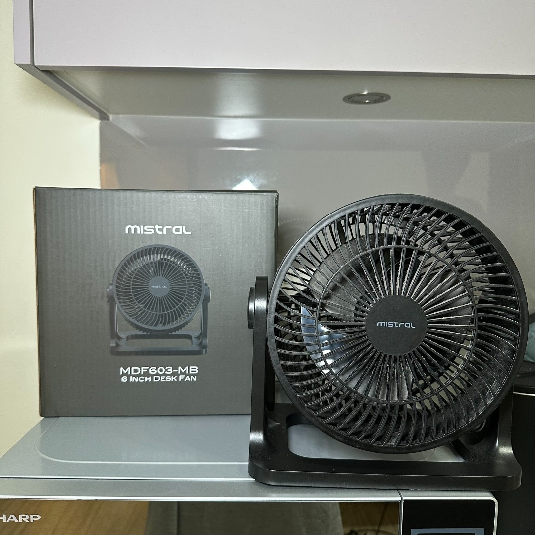 2 for only 19$ - from 50$+ - used Mistral desk fan, Furniture & Home ...
