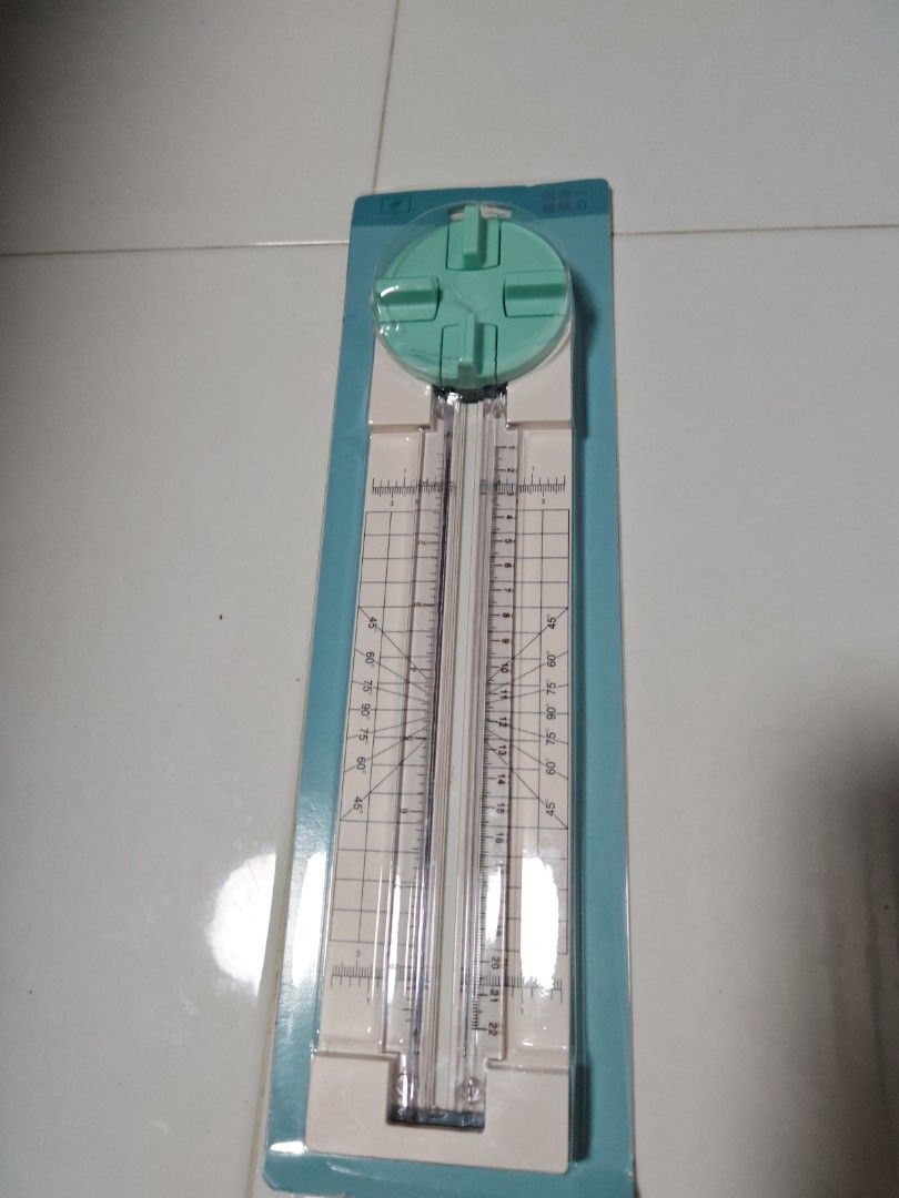 4 in one paper cutting ruler, Everything Else on Carousell