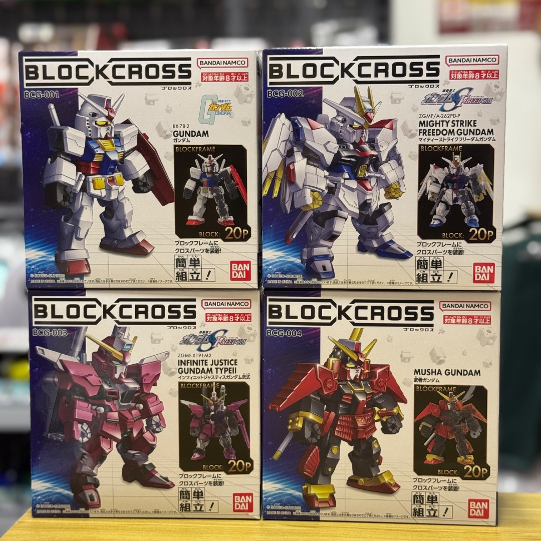 新產品 [BlockCross]高達RX-78-2 突擊自由高達極 無限正義高達 武者高達, 興趣及遊戲, 玩具 & 遊戲類 - Carousell