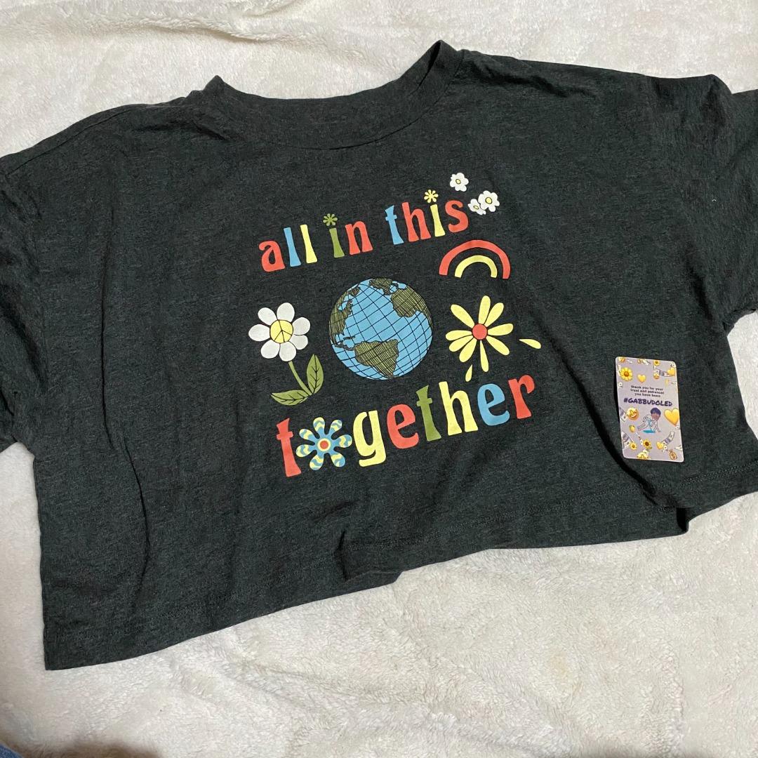 Abound Plus Size Crop Top [Imported from USA Nordstrom] Graphic Tee ...