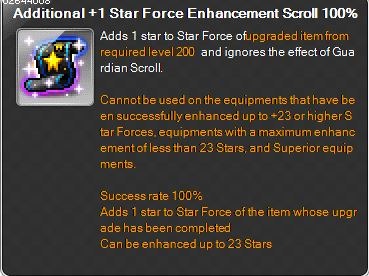 [Maplesea / Maplestory - Aquila] Additional +1 Star Force Enhancement ...