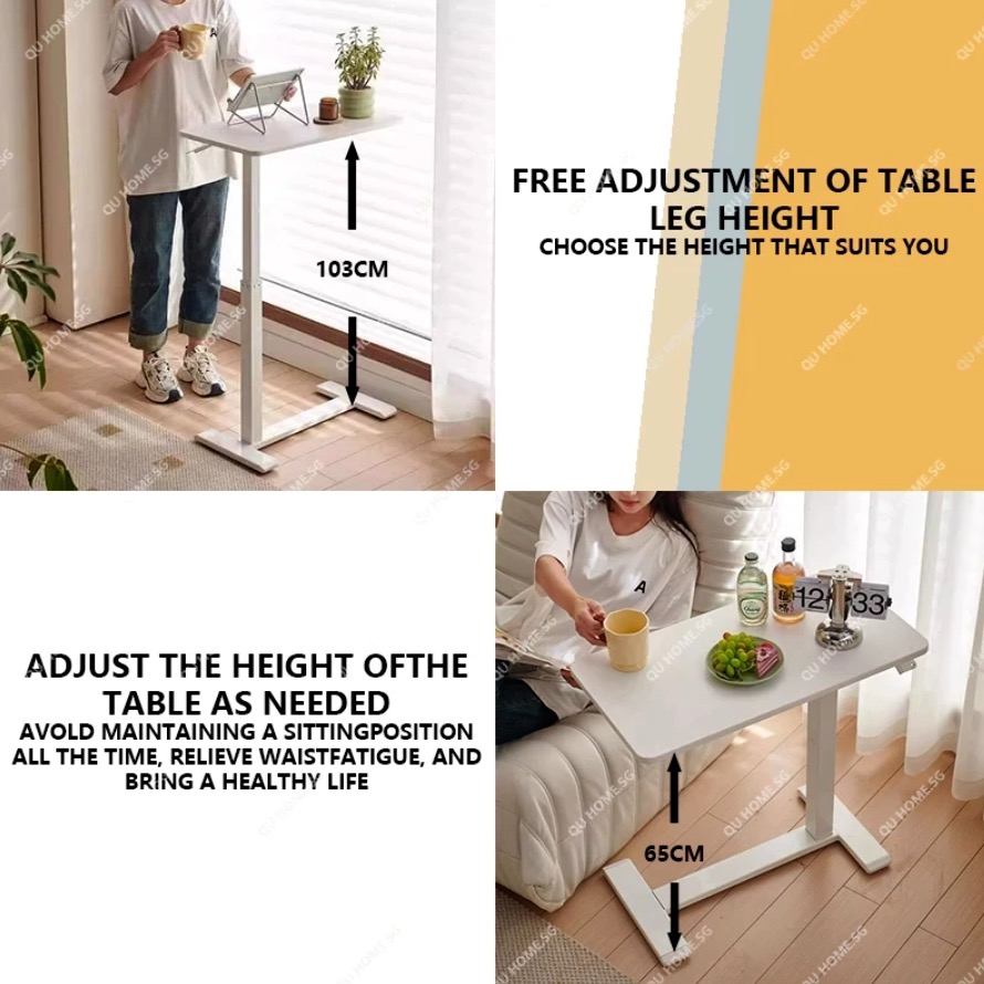 Adjustable Height Table | Sit Stand Work Desk | Multi Level Side Table ...