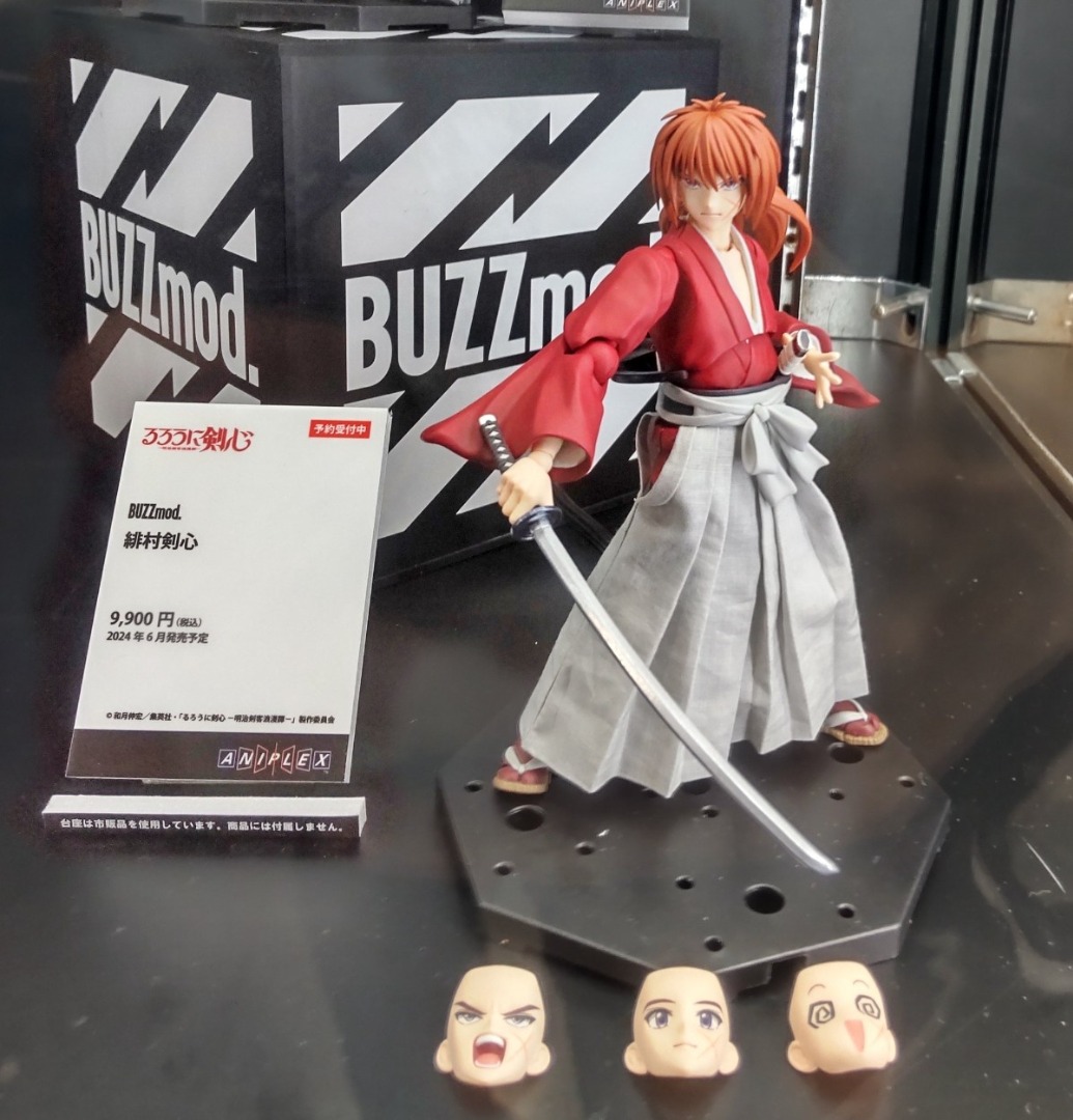ANIPLEX+ BUZZmod 緋村劍心 Kenshin Himura 神劍闖江湖 明治劍客 浪漫譚 ANIPLEX Rurouni ...