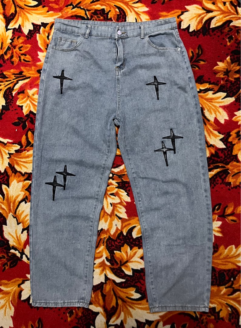 astral baggy jeans - like svg, Men's Fashion, Bottoms, Jeans on Carousell
