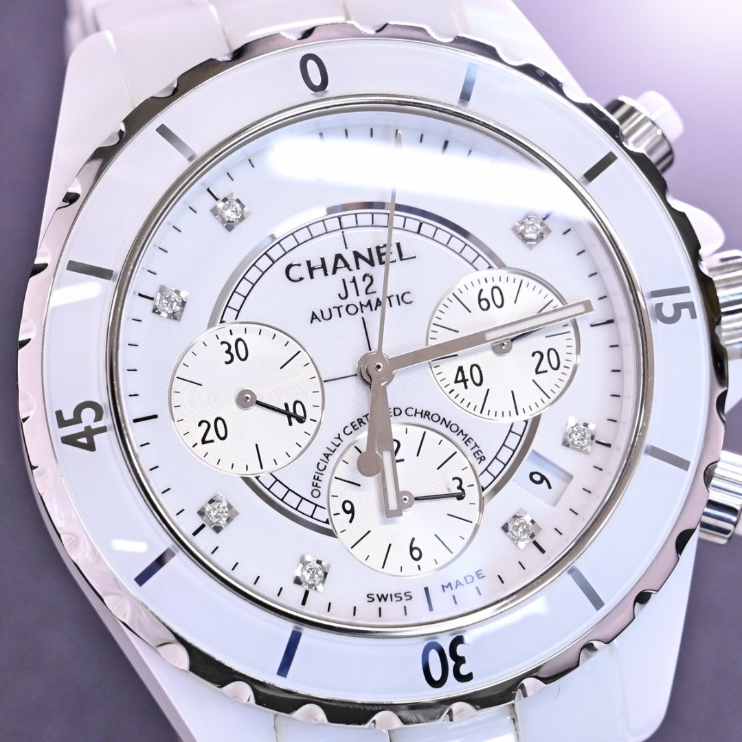Authentic, excellent condition, Chanel H2009, genuine 9P diamond dial ...