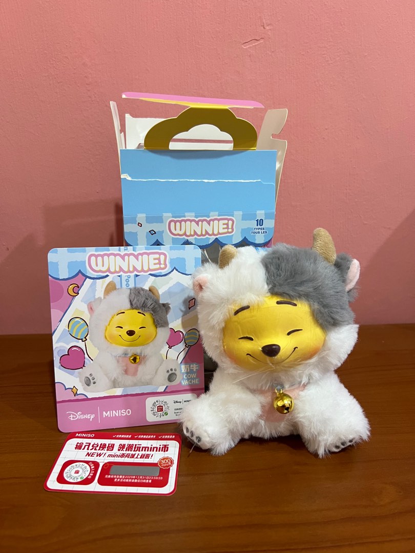 Authentic Miniso Pooh Blind Box - Cow, Hobbies & Toys, Toys & Games on ...