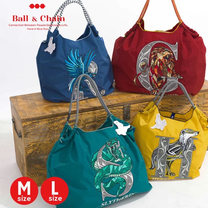 Ball Chain X Harry Potter Eco bag series M & L - comes with matching ...
