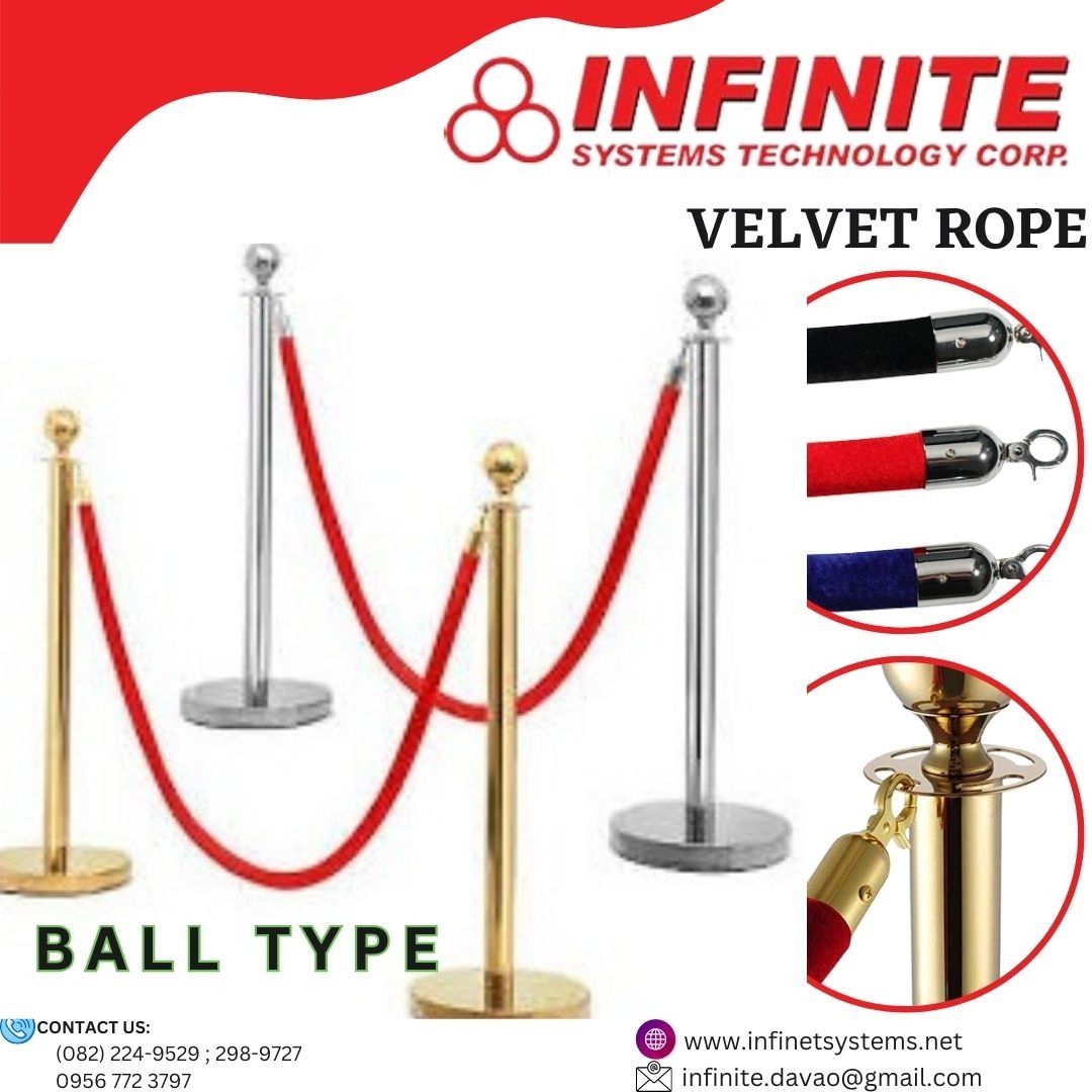 Ball Type Stanchion Post, crowd control, safety, and traffic management ...