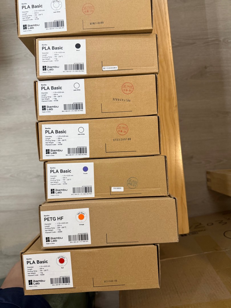 Bambu Lab Filaments PLA Basic for 3D printer, Hobbies & Toys ...