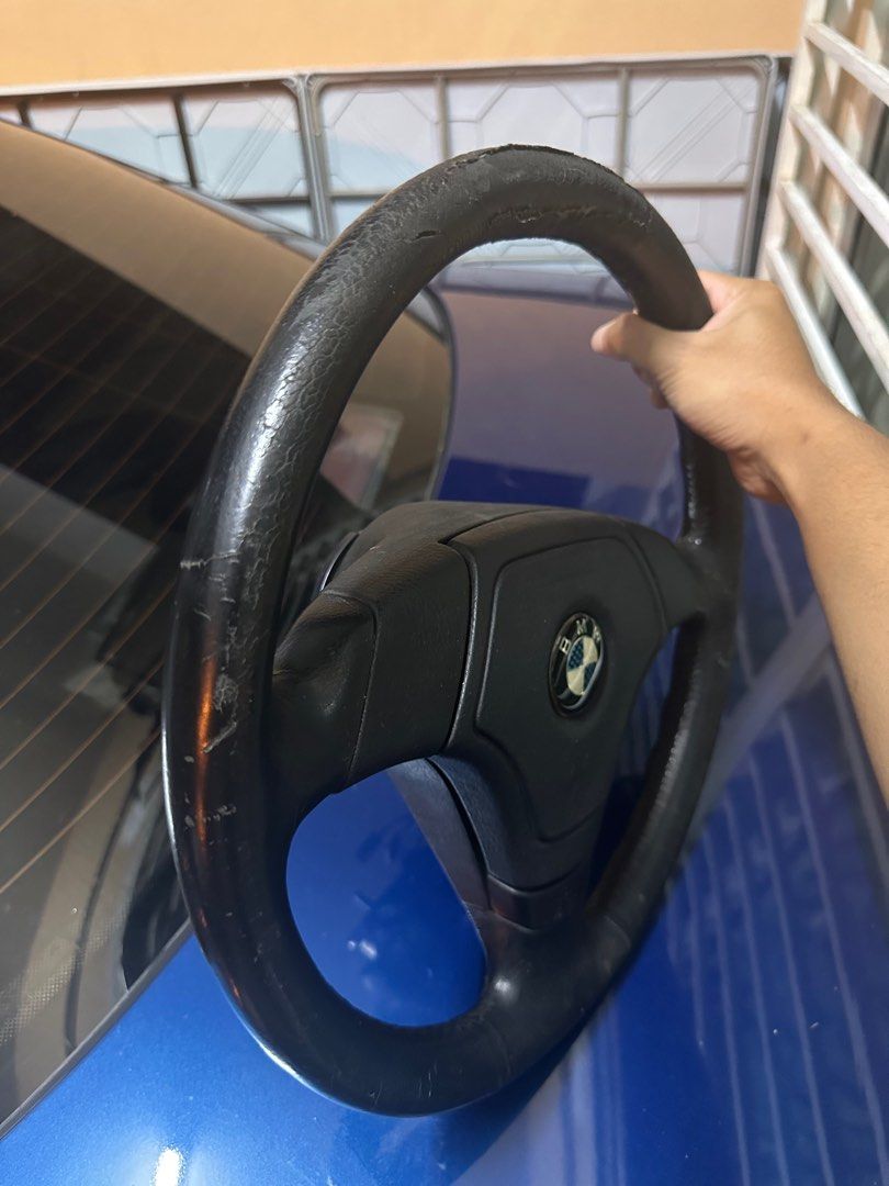 BMW E36 Steering Wheel Classic, Auto Accessories on Carousell