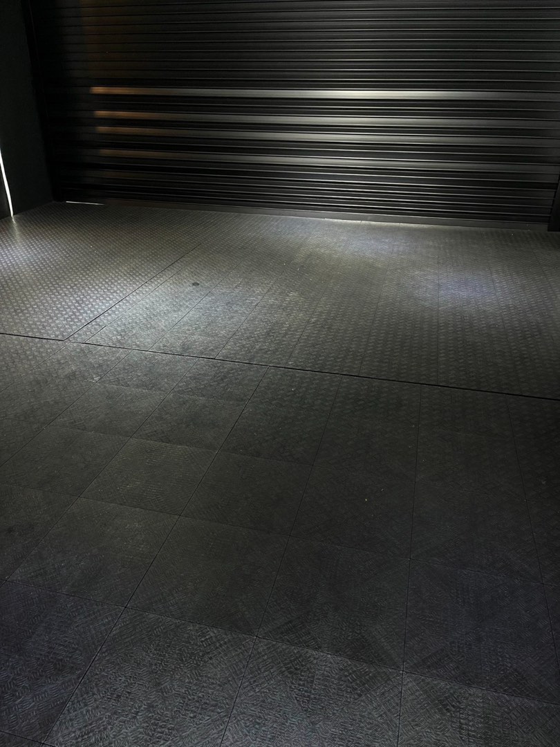 BNIB Black PVC Floor Mats, Furniture & Home Living, Outdoor Furniture ...