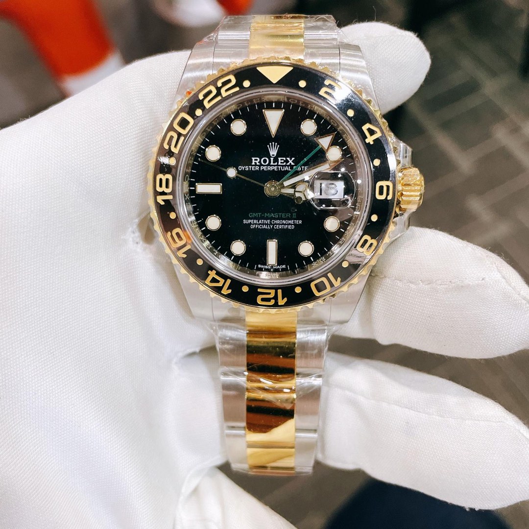 BNIB Rolex Half Gold GMT-Master II Ref.116713LN 40mm [Full Stickers ...