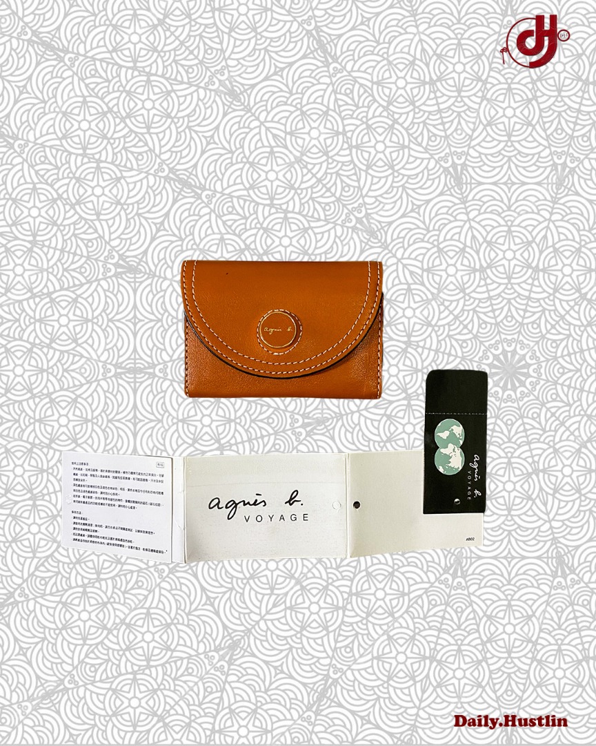 BRAND NEW AGNES LEATHER PURSE, Women's Fashion, Bags & Wallets, Wallets ...