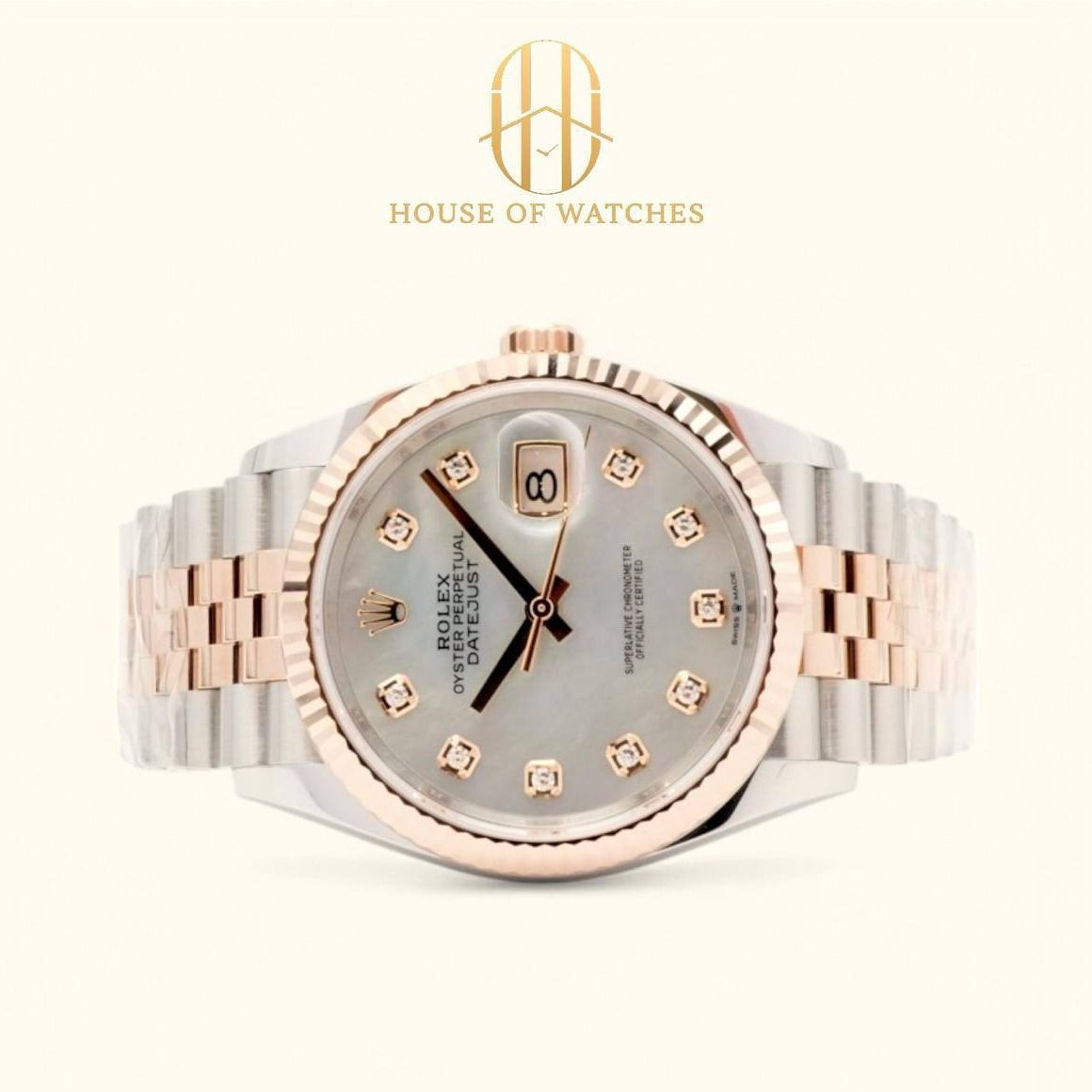 Brand New April 2025 Rolex Datejust 36 MOP Diamond Jubilee 126231 ...
