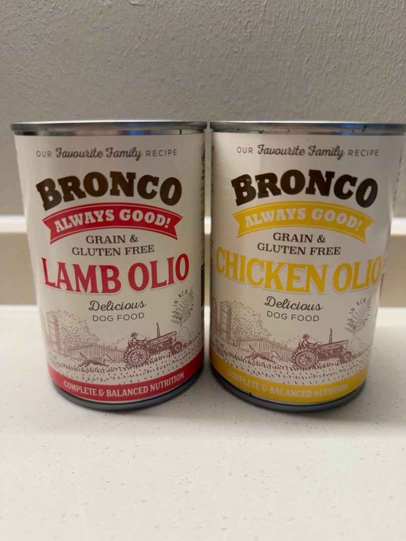Bronco wet dog food (chicken and lamb olio), Pet Supplies, Pet Food on ...