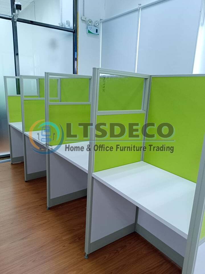 CALL CENTER TABLE OFFICE PARTITION, Furniture & Home Living, Office ...