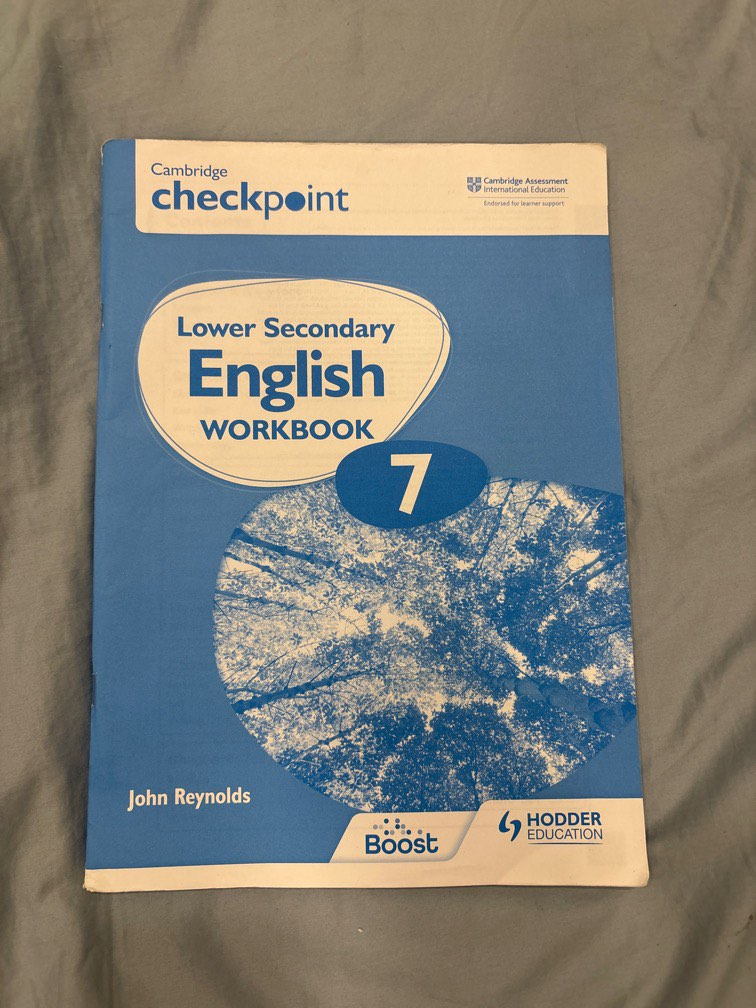 Cambridge Checkpoint Lower Secondary English Workbook year 7, Hobbies ...