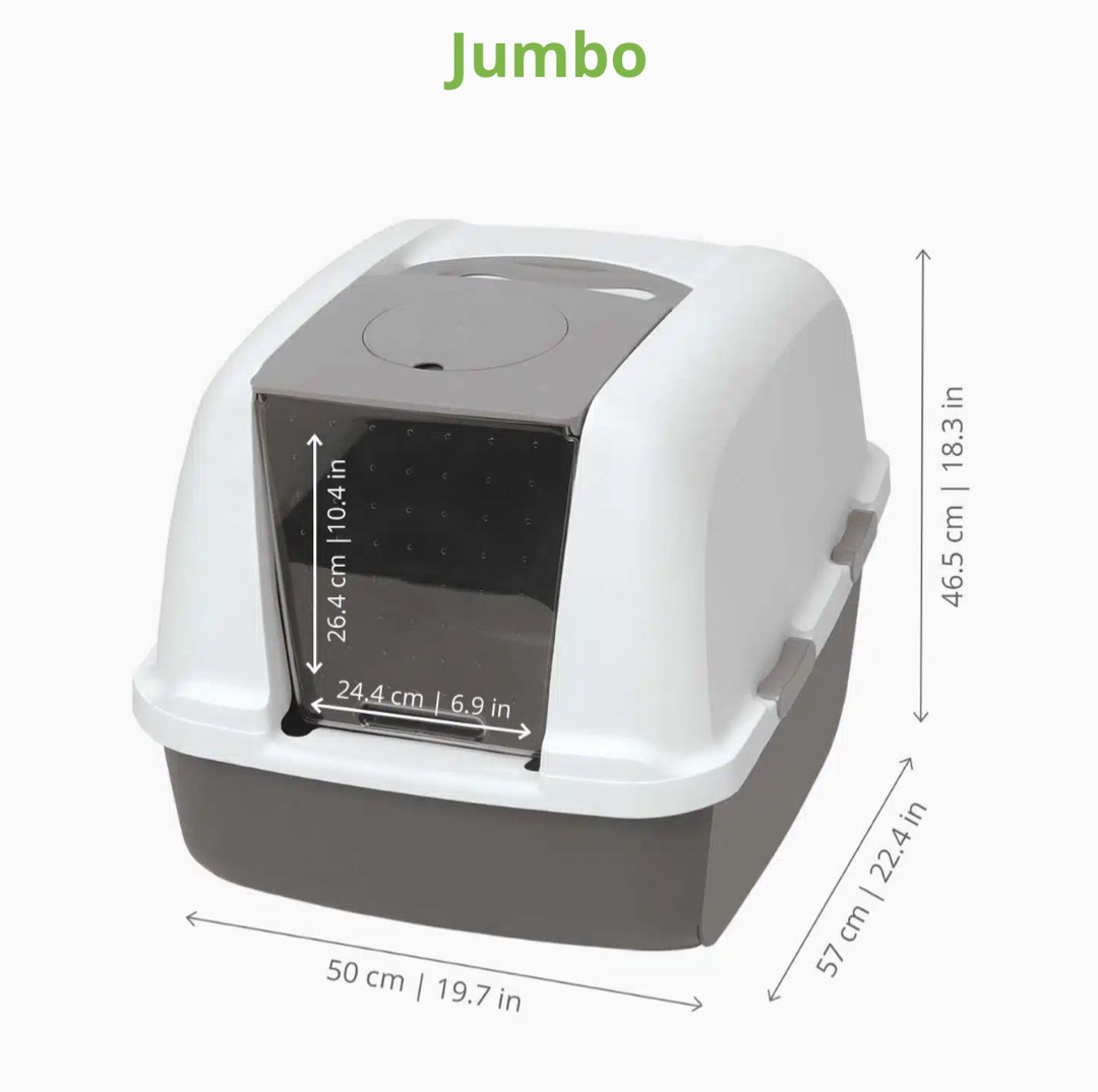 KIRIM DENGAN GRABCAR/LALAMOVE MOBIL - CatIt Hooded Litter Box Jumbo ...
