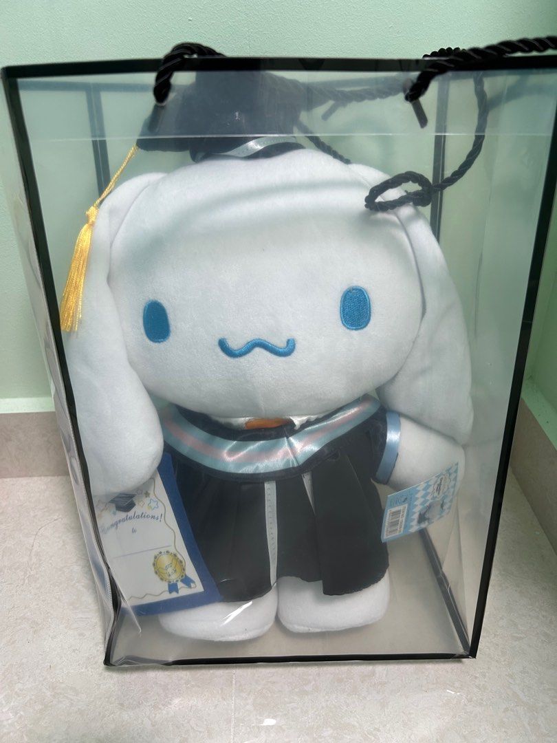 Cinnamoroll graduation plush, Hobbies & Toys, Toys & Games on Carousell