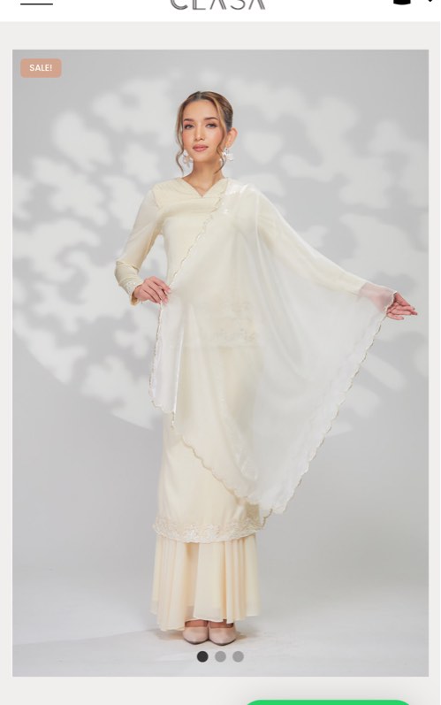 Clasa Scalloped Selendang Shawl, Women's Fashion, Muslimah Fashion ...