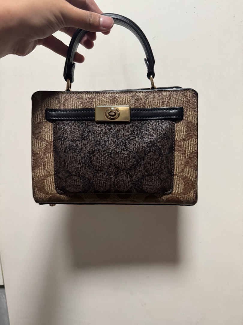 Coach Mini Lane Multi Signature, Luxury, Bags & Wallets on Carousell