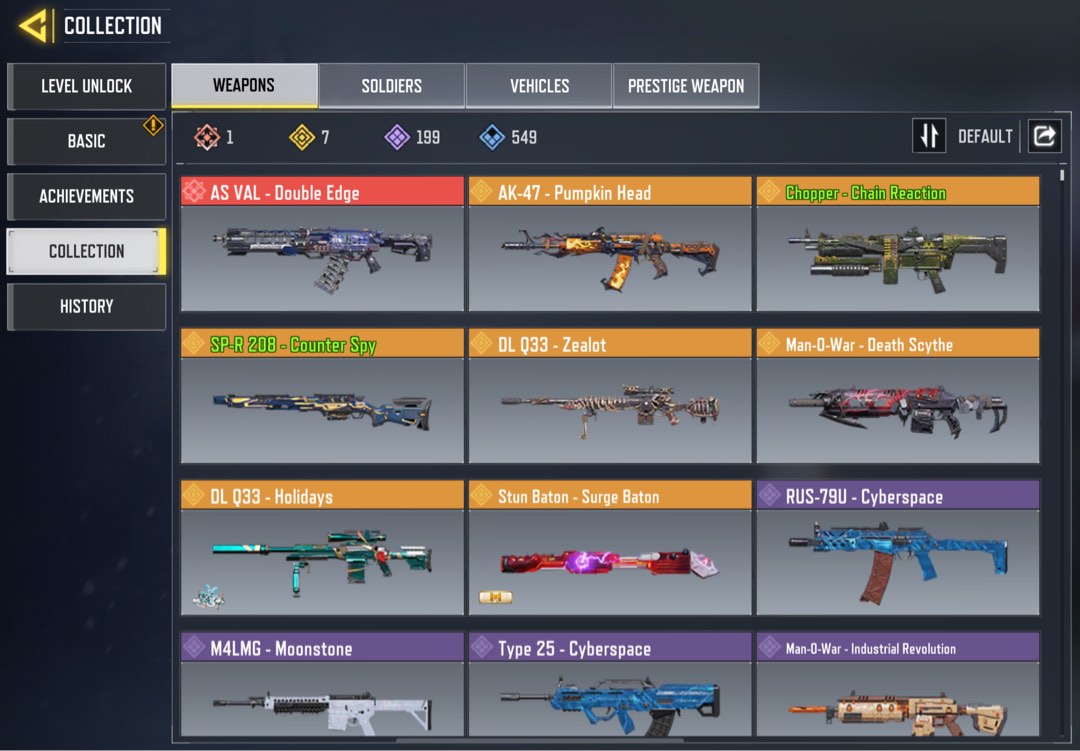 Codm stacked og account (check disc), Video Gaming, Video Games, Others ...