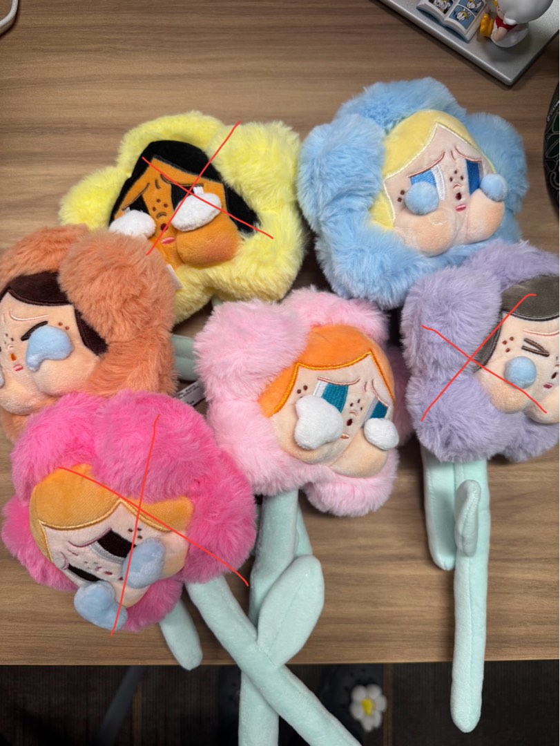 Cry Baby Sad Series Flower Plushie, Hobbies & Toys, Toys & Games on ...