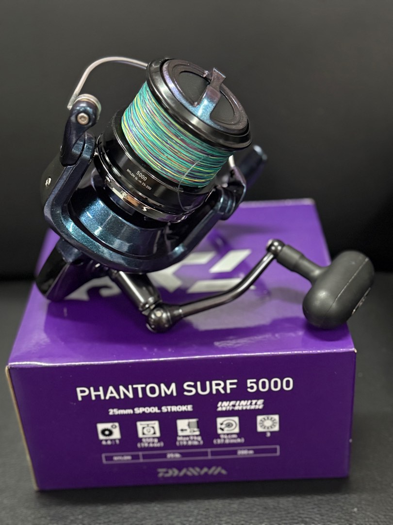 Daiwa Phantom surf 5000, Sports Equipment, Fishing on Carousell