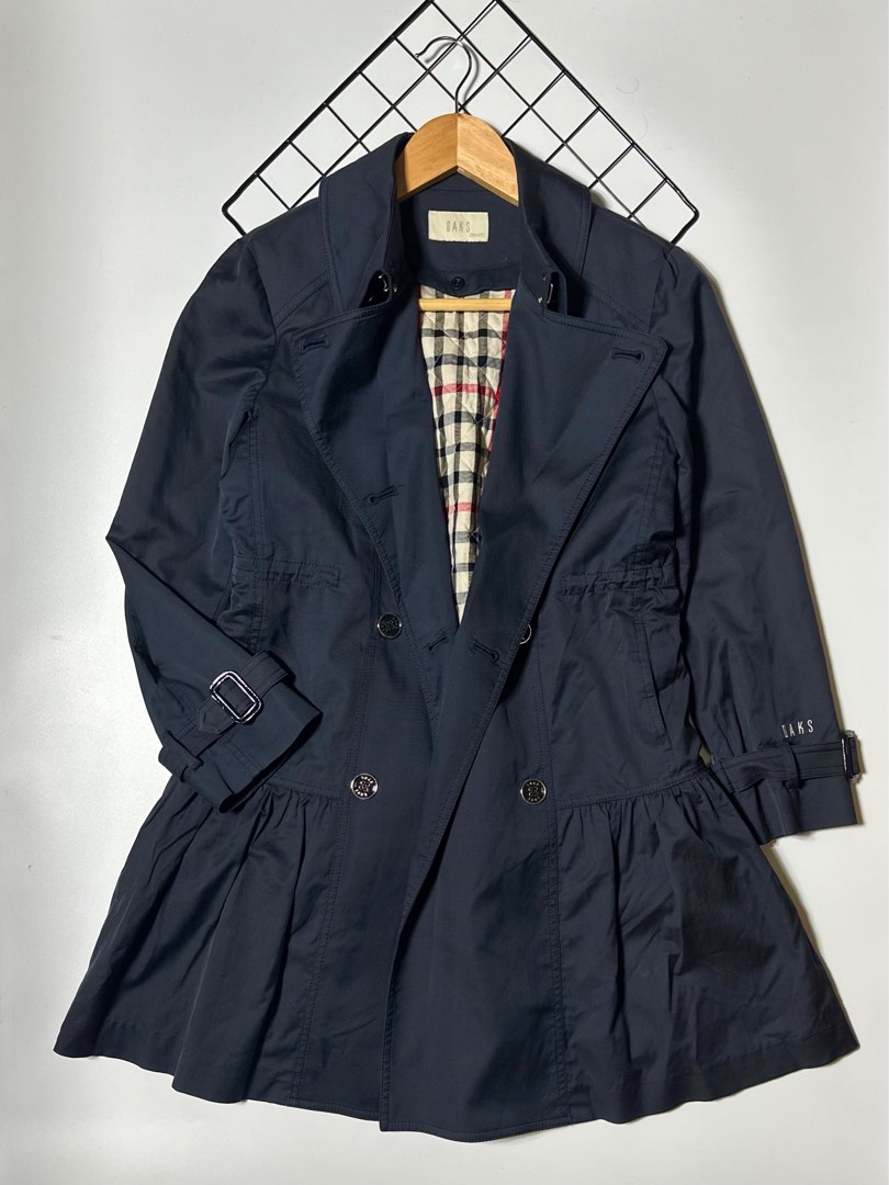 DAKS Teens Navy Blue Dress Coat, Babies & Kids, Babies & Kids Fashion ...