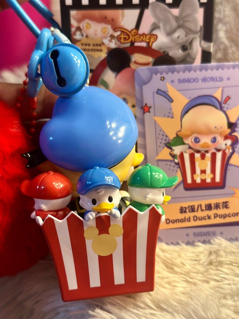 DIMOO WORLD × DISNEY FIGURE (Donal Duck Popcorn) Lengkap Sudah Jadi ...