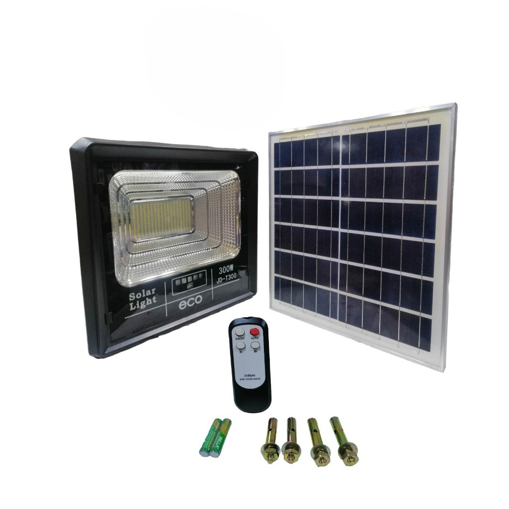 ECO SOLAR LIGHT JD-T300 Solar Light Series With Remote For Outdoor ...