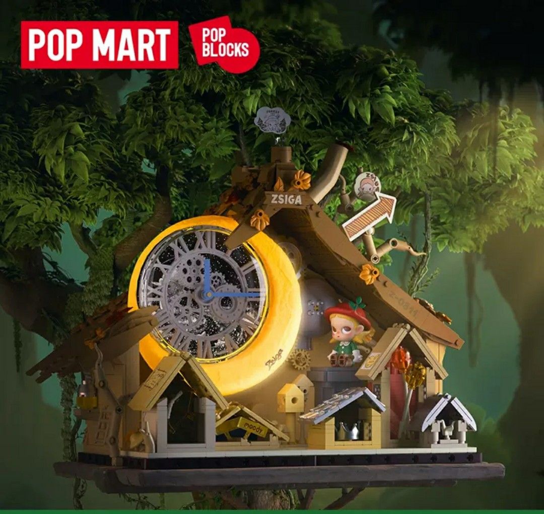 [EXCLUSIVE! POPMART] POPMART ZSIGA WALKING INTO THE FOREST POPBLOCKS ...