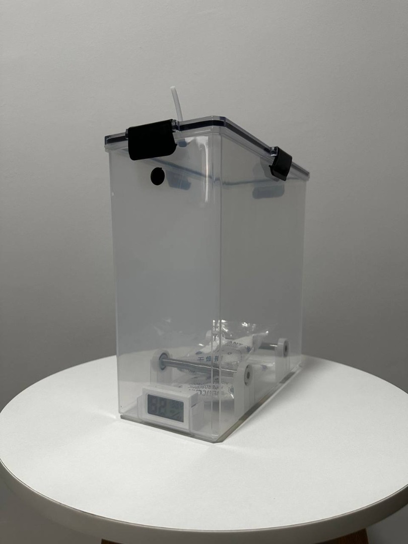 Filament Dry Box with Rubber Seal (Included Humidity Meter), Hobbies ...