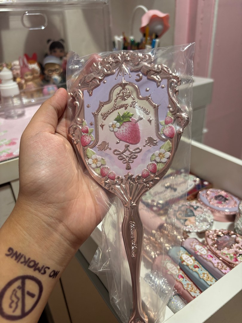 Flower Knows Strawberry Rococo Mirror Purple, Furniture & Home Living ...