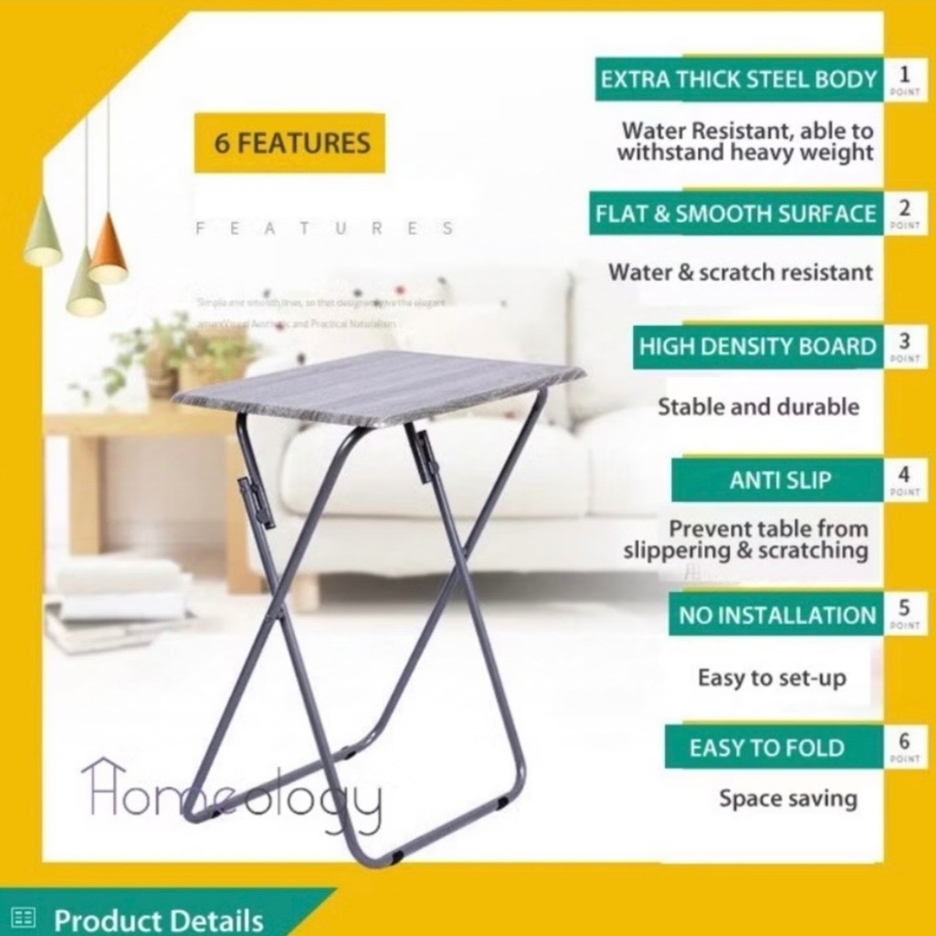 Foldable Laptop Table | Portable Study Desk | Compact Room Table ...
