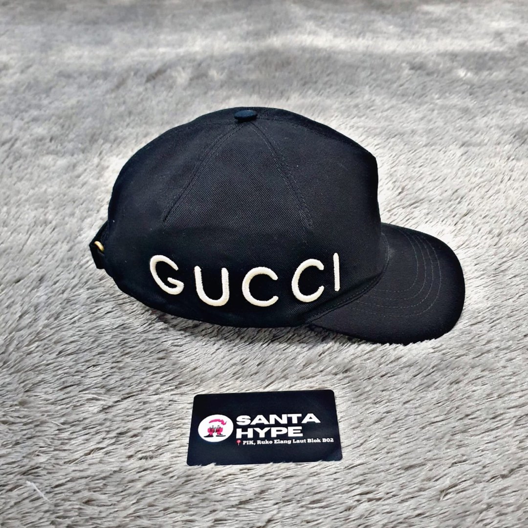 Gucci Loved Logo Cap, Men's Fashion, Watches & Accessories, Caps & Hats ...