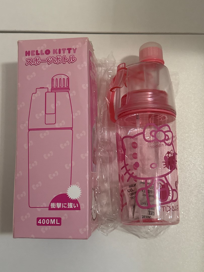 Hello Kitty Water Bottle 400ml, Furniture & Home Living, Kitchenware & Tableware, Water Bottles ...