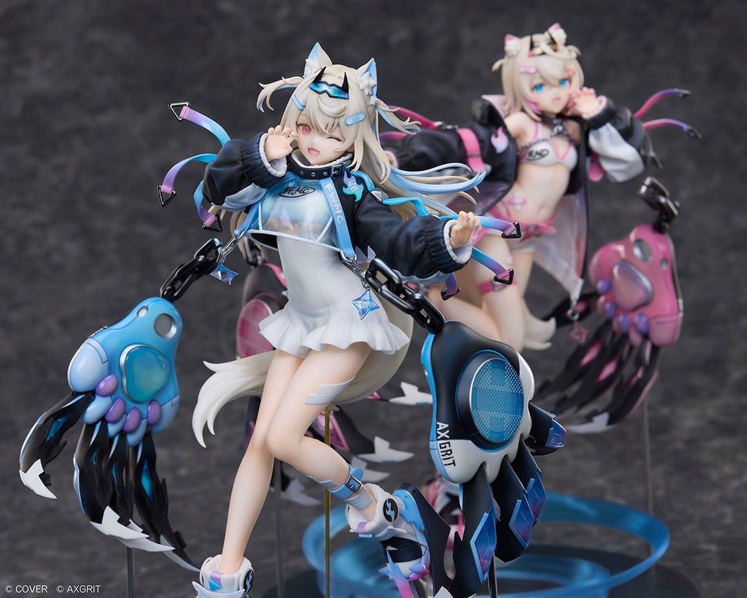 [Hololive] Fuwamoco "AXGRIT" Ver. 1/7 Scale Figure Deluxe Set (Pre-Order) Fuwawa Mococo ...