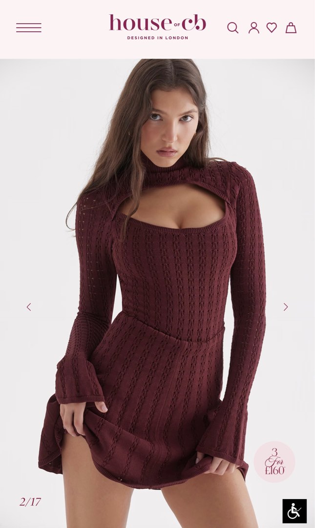 House of CB Evalina red corset dress, Women's Fashion, Dresses & Sets, Dresses on Carousell