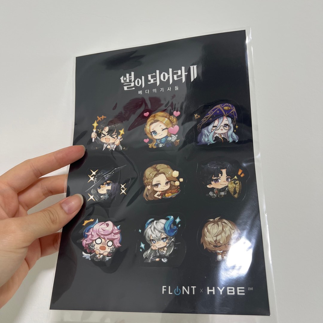 Hybe stickers OFFICIAL, Hobbies & Toys, Memorabilia & Collectibles, Fan ...