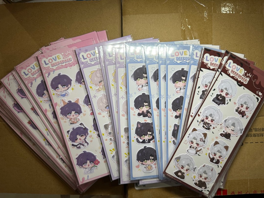 Instock love and deepspace fan merchandise stickers - Zayne Rafayel ...