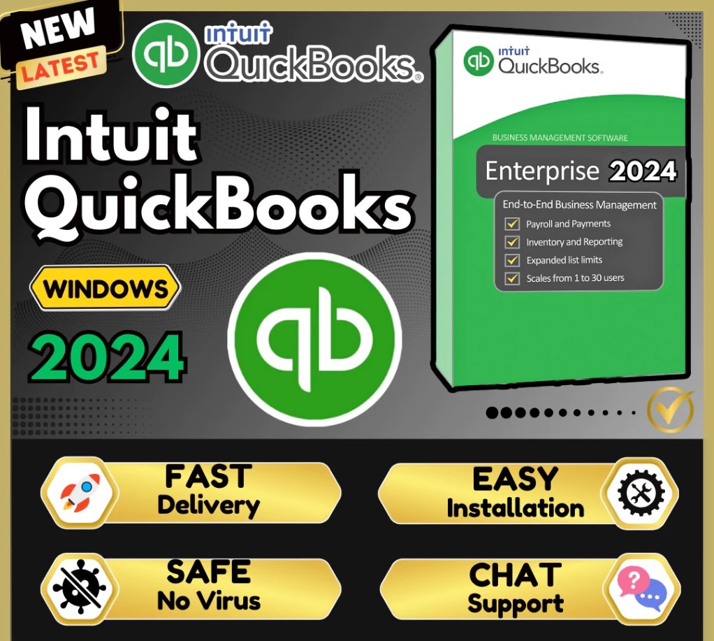 Intuit QuickBooks Enterprise 2024 Accountant Lifetime For Windows PC, Computers & Tech, Parts ...