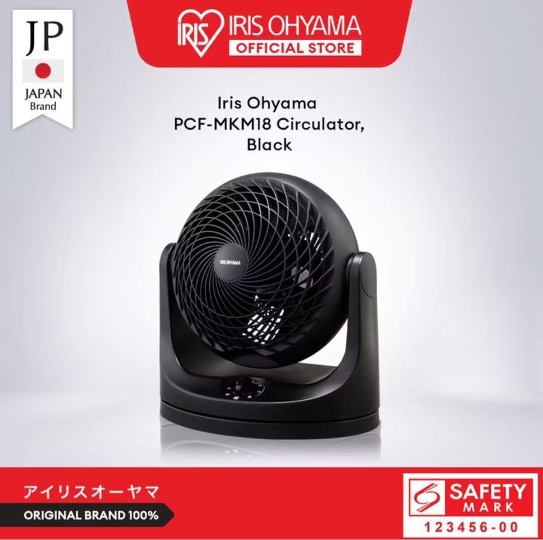 IRIS OHYAMA (PCF-MKM18) 7" Circulator Fan, Furniture & Home Living, Lighting & Fans, Fans on ...