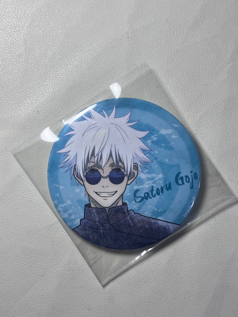 Jujutsu Kaisen Satoru Gojo Badge Pin, Hobbies & Toys, Toys & Games on ...