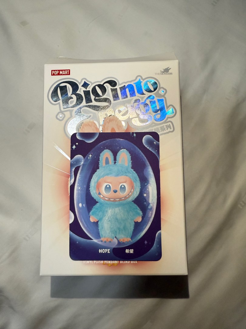 Labubu Big Into Energy (Hope), Hobbies & Toys, Toys & Games on Carousell