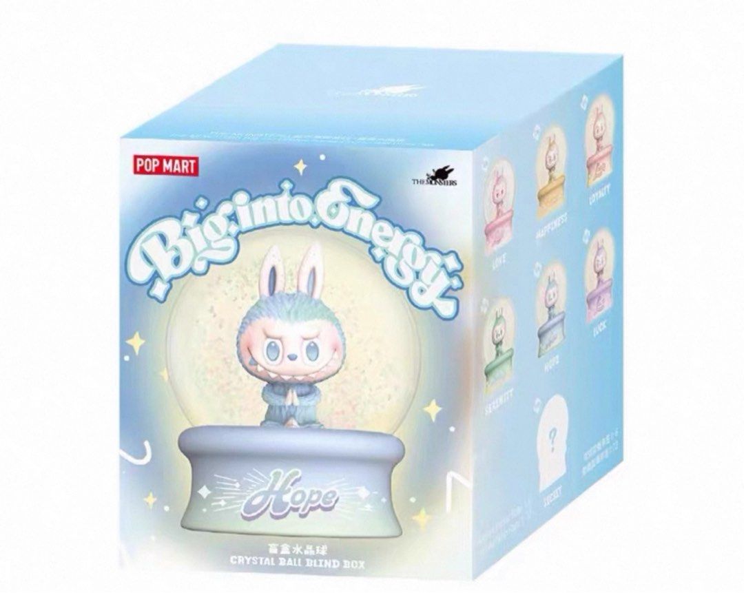 LABUBU THE MONSTER BIG INTO ENERGY SERIES CRYSTAL BALL / FULL SET ...