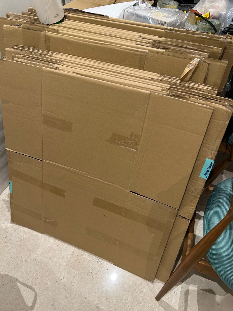 Large cardboard boxes (10), Furniture & Home Living, Home Improvement ...