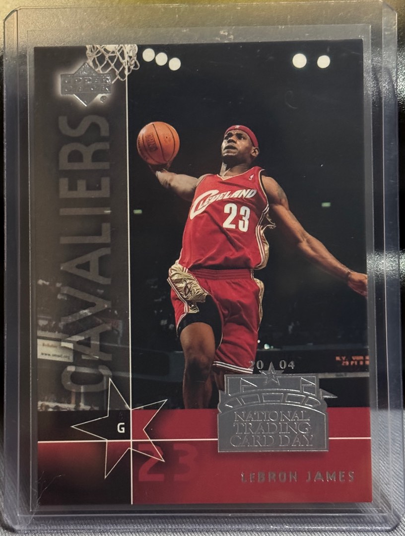 Lebron James National Trading Card Day Insert UD-7 Nba Card, Hobbies ...