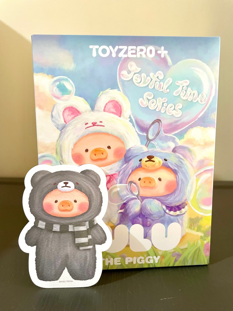 Lulu the Pig Joyful Time Series Huggy Teddy, Hobbies & Toys, Toys ...