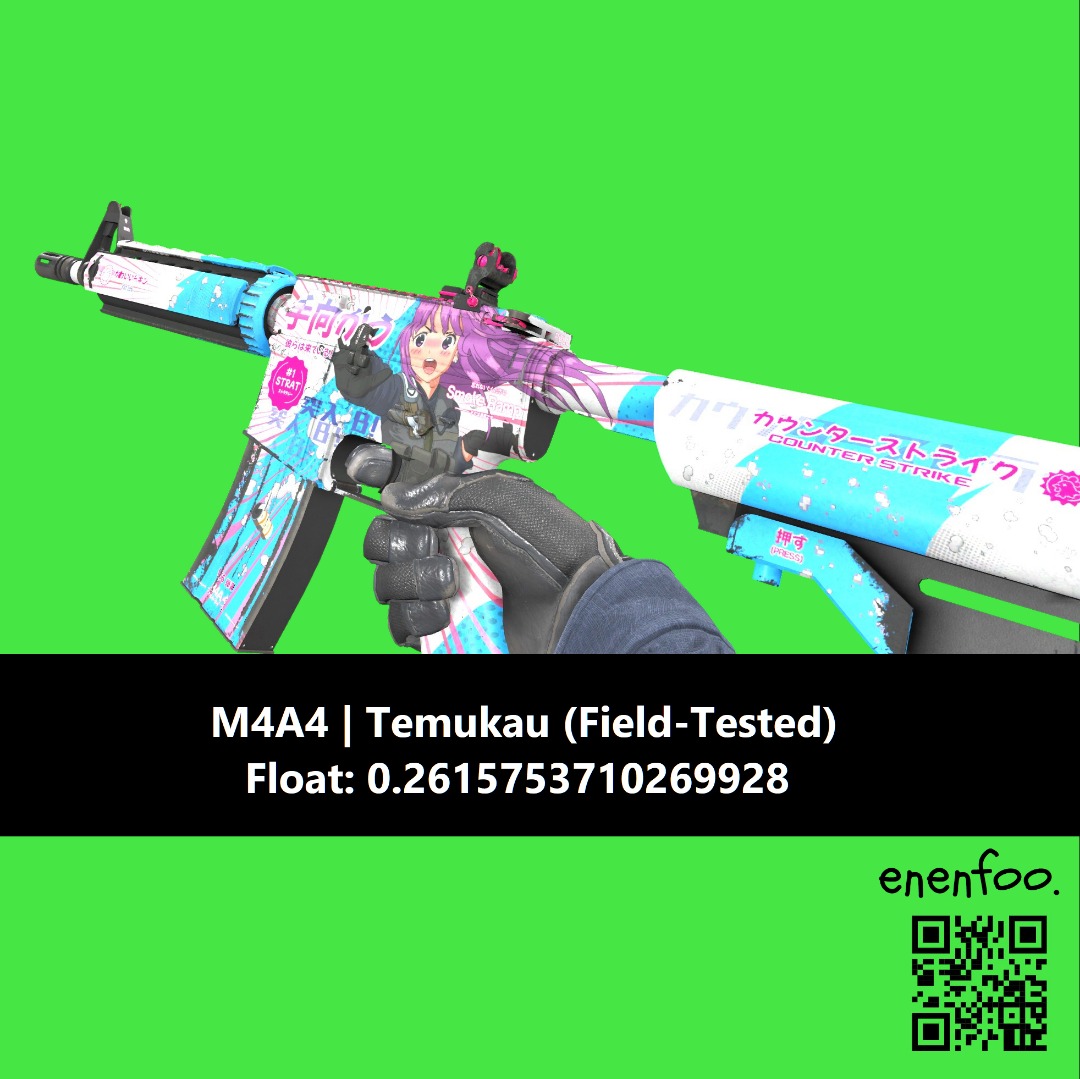 M4A4 TEMUKAU FT FIELD TESTED CS2 SKINS KNIFE ITEMS CSGO COUNTER STRIKE ...